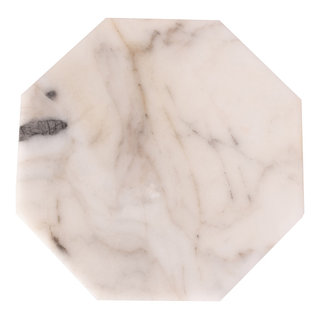 Octagonal Marble Tray - Traditional - Serving Trays - by Artifacts ...