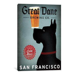 "Great Dane Brewing Co." by Ryan Fowler, Canvas Print, 18x12x1.5 ...