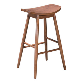 Trinity Barstool (set Of 2) Walnut - Midcentury - Bar Stools And Counter Stools - by StudioLX ...