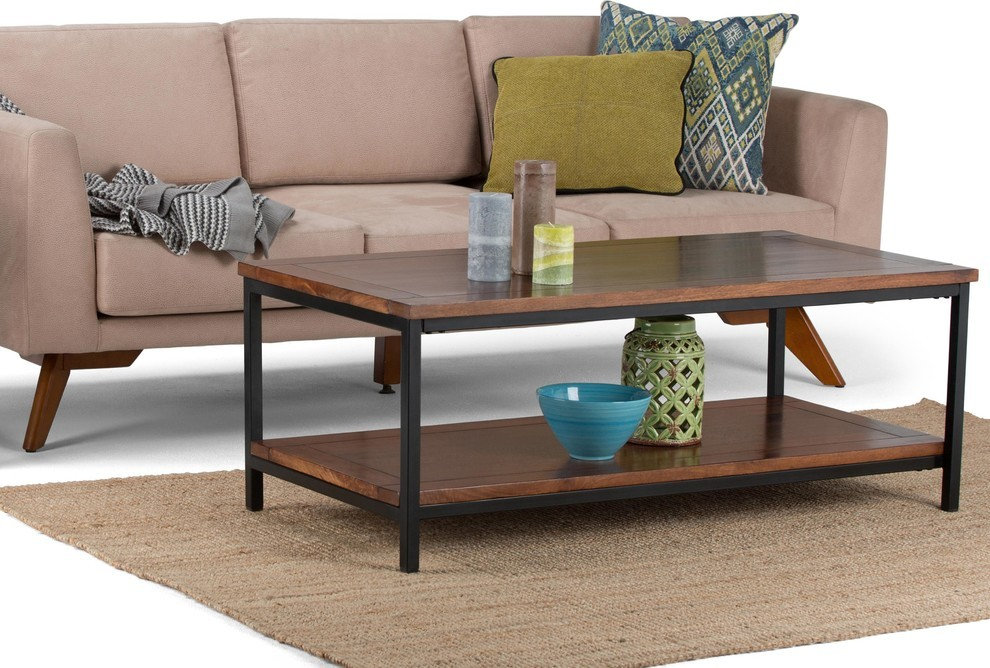 Skyler Coffee Table - Industrial - Coffee Tables - by Simpli Home Ltd. | Houzz
