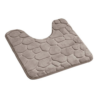 Bath Rug Memory Foam Mat 3D Pebble, Contour Rug 20x20 - Contemporary ...