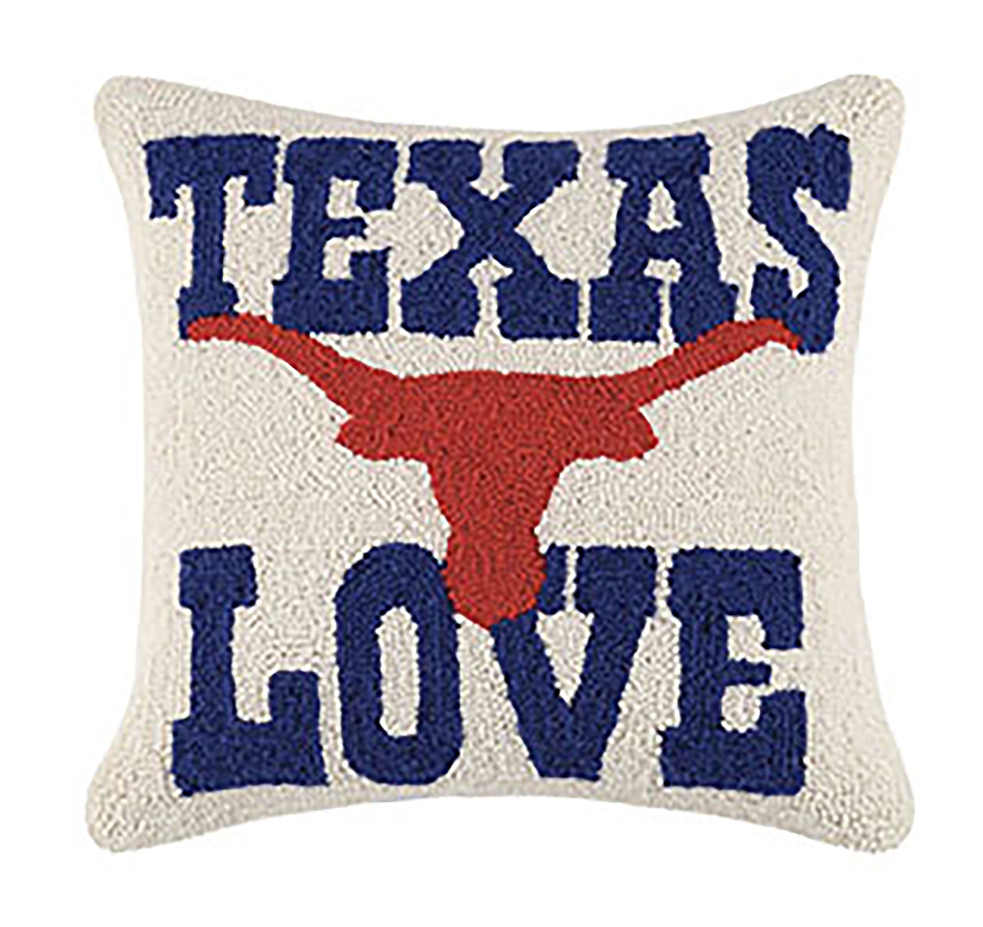 Texas Love Hook Pillow - Southwestern - Decorative Pillows - by Peking ...