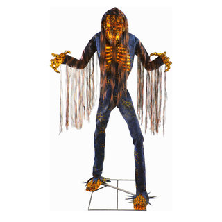 7.5ft Smoldering Ghoul Halloween Decoration - Traditional - Holiday ...