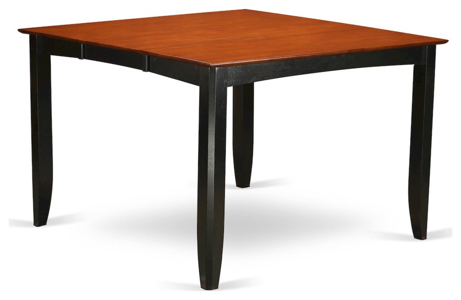 Counter Height Dining Square 54" Table With 18" Butterfly Leaf Finishe ...