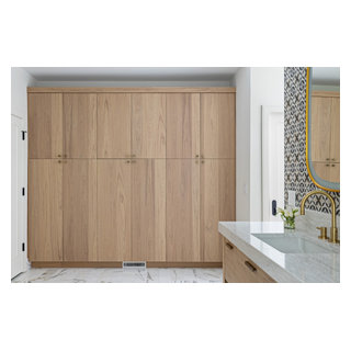 Modern Transitional Custom Home in Ann Arbor - Transitional - Bathroom ...