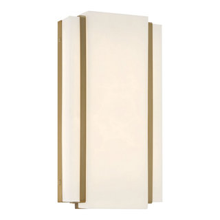 Tanzac LED Wall Sconce in Soft Brass - Transitional - Wall Sconces - by ...