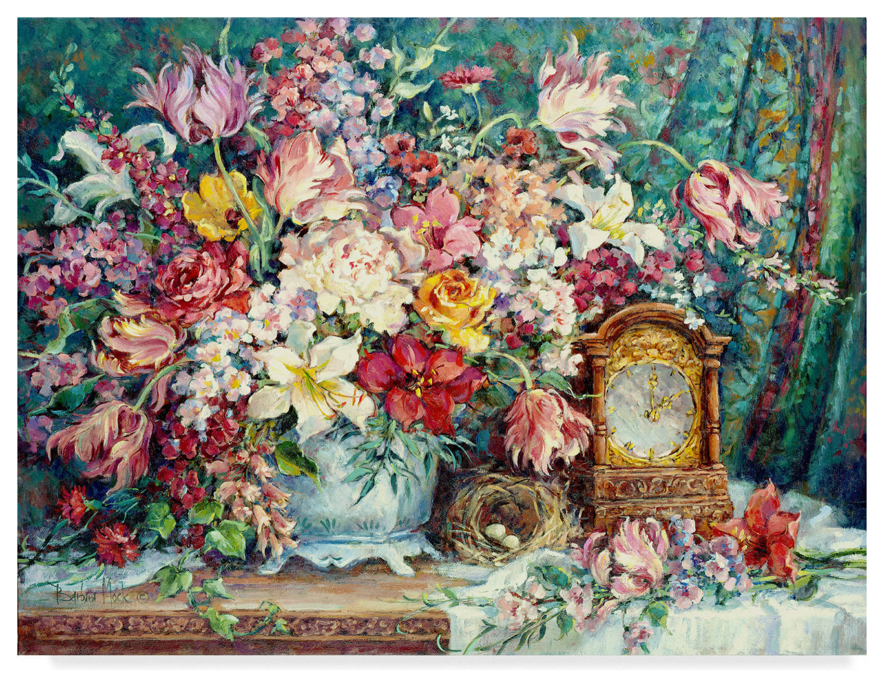 Barbara Mock 'Timeless Ambiance' Canvas Art, 35"x47" - Traditional ...