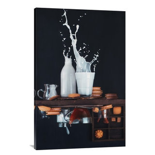"Upside And Down Again (with Milk)" Canvas by Dina Belenko, 12x18", 24 ...