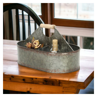 4-Slot Volcano Metal Storage Caddy - Industrial - Storage Bins And ...