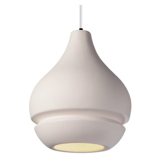 Radiance Arabesque 1-Light Pendant, Bisque, E26 - Modern - Pendant ...