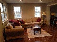 Need help with room layout for two adjoining rooms