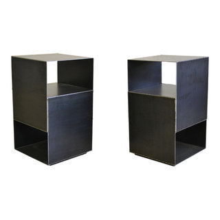 Steel Side Table - Industrial - Side Tables And End Tables - by Modern ...