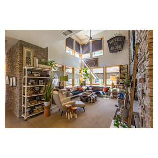 Modern Rustic - Eclectic - Living Room - Houston - by Studio Broussard ...
