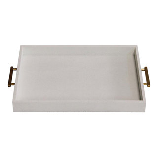 Decorative Shagreen Tray | Andrew Martin Porto - Contemporary - Serving ...