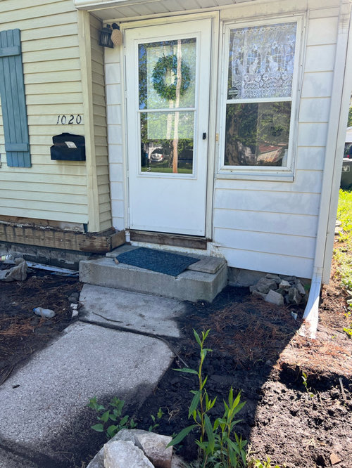 DIY Cinder Block Porch