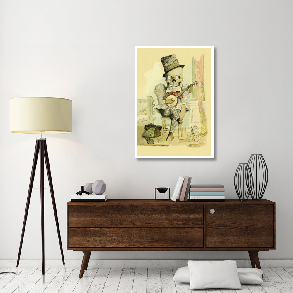 "Death Picks a Tune" Digital Paper Print by Frusius, 17"x24", 32"x46 ...