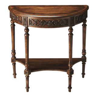 Butler Demilune Console Table - Traditional - Console Tables - by ...