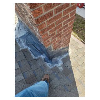 New Chimney Flashing & Counter Flashing - Traditional - Exterior ...