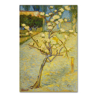 Van Gogh 'Small Pear Tree In Blossom' Canvas Art, 19"x12 ...