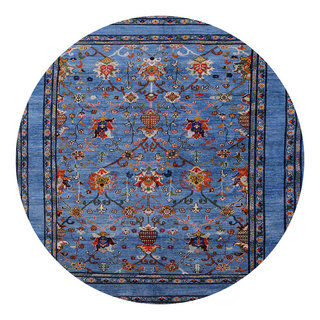 Ahgly Company Indoor Rectangle Mid-Century Modern Area Rugs, 5' x 7', 5 ...