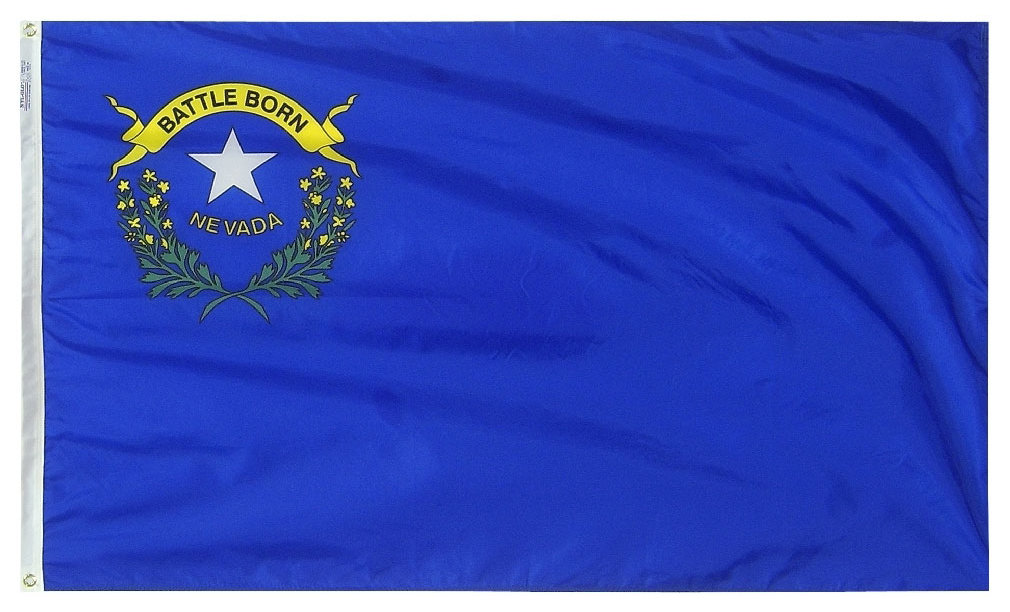 Nevada, 5'x8' Nylon Flag - Traditional - Flags And Flagpoles - by ...