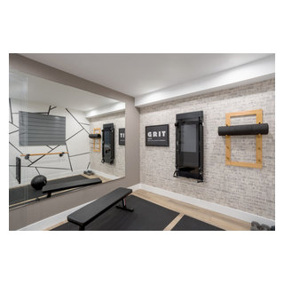 Stone Gym - Home Gym - Orange County - by Vision Interiors | Houzz
