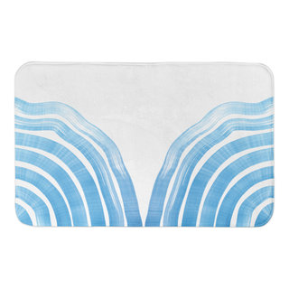Blue Arch 21x34 Bath Mat, 21x34 - Contemporary - Bath Mats - by Designs ...