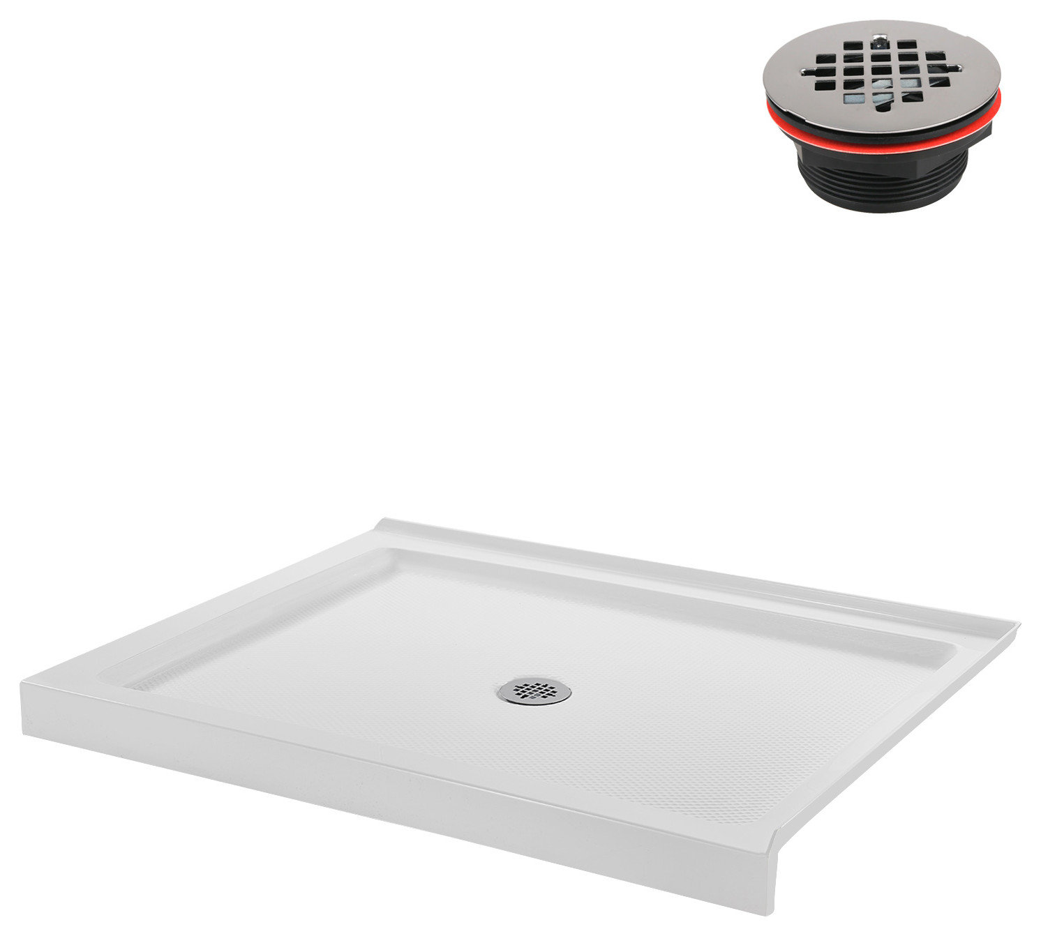 Streamline 48"x36" Corner Acrylic Shower Base - Modern - Shower Pans ...