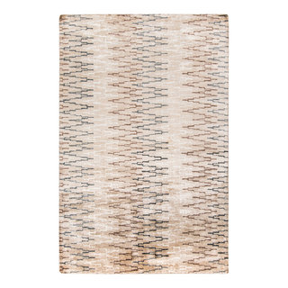 Hand Knotted Platinum Rug PLAT-9026, 8' x 11' - Contemporary - Area ...