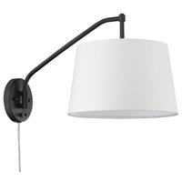 Golden Ryleigh 1-Light Articulating Wall Sconce 3694-A1W BLK-MWS, Matte ...