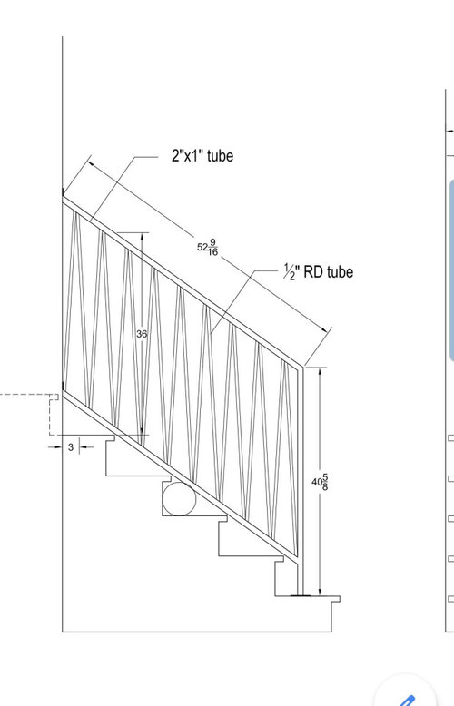 Remodel Complete but still missing stair rail - Help