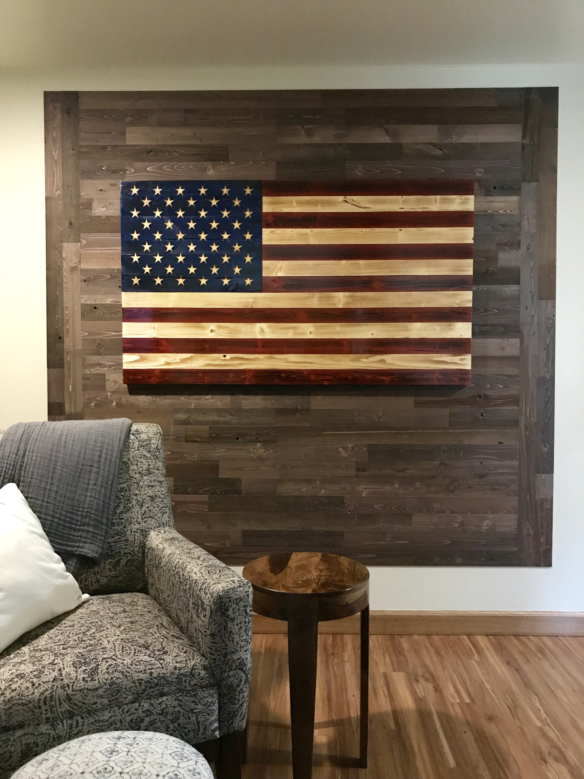 Timberchic Reclaimed Wooden Wall Planks Peel and Stick, 3" Width, 20 Sq ...