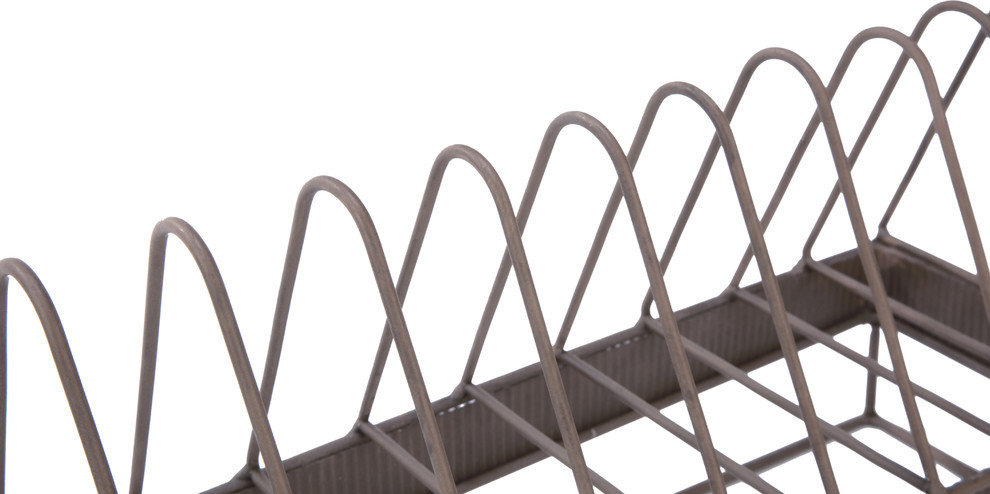 Elongated Plate Storage Rack - Rustic - Dish Racks - by Tripar ...