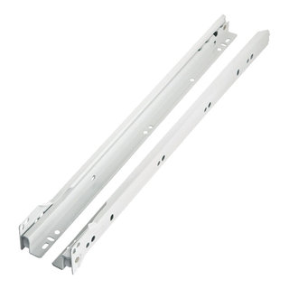 Rok Hardware Blum 22" .75 Extension Euro Epoxy Slide 230M, White, 10 ...