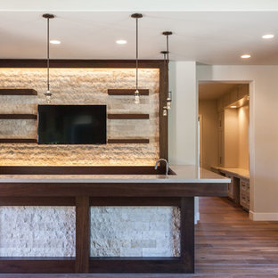 75 Beautiful L-Shaped Home Bar Pictures & Ideas | Houzz