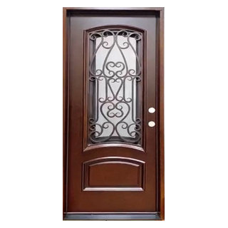 Forever Doors, Exterior Front Entry Composite Door AR07C, 36"x80", Left ...