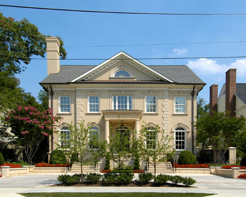 Limestone Building Facade