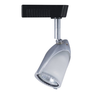 MR-16 50W Mini Transformer, Brushed Steel Finish - Transitional - Track ...