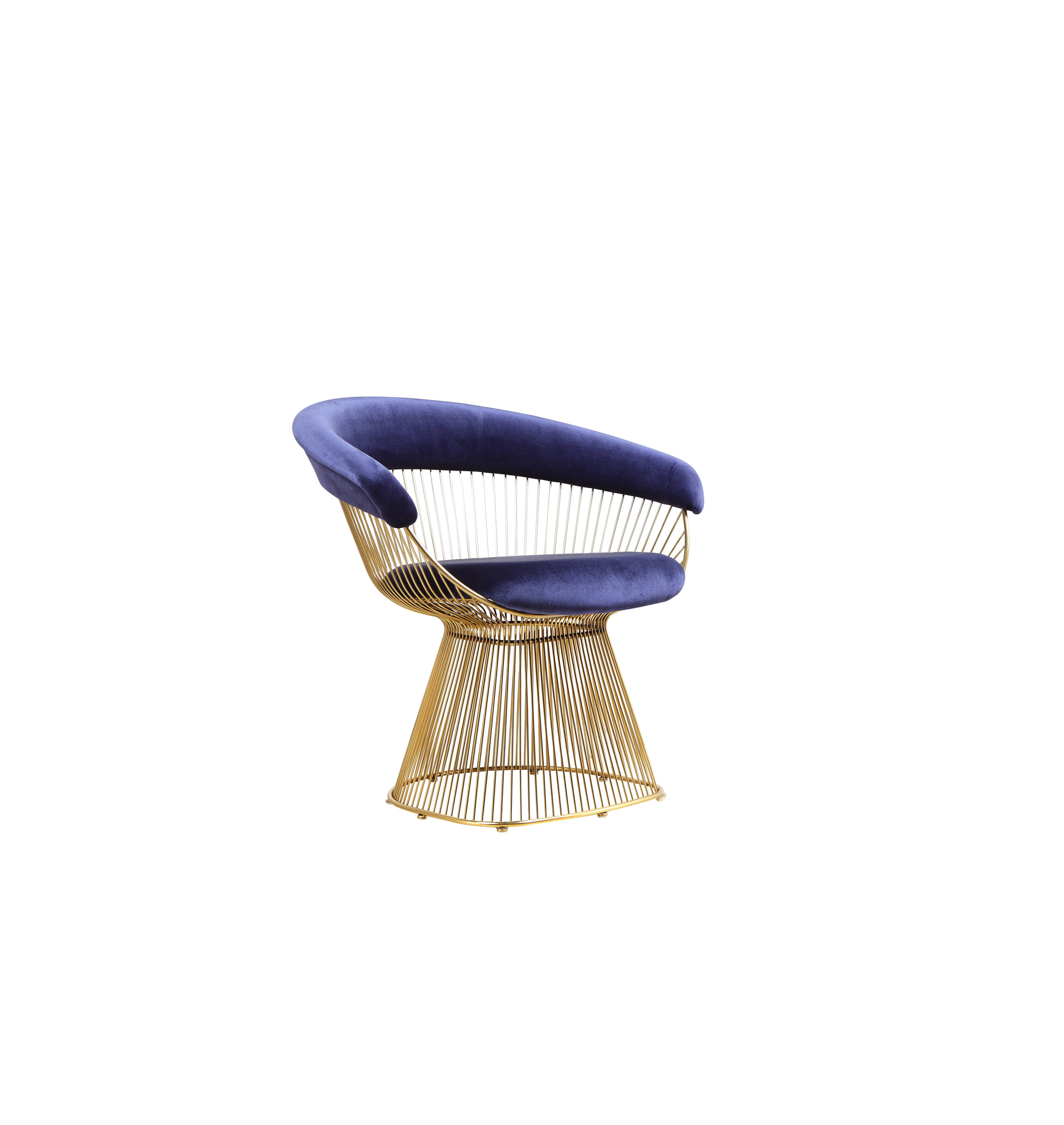Fern Wire Arm Chair Gold - Contemporary - Armchairs And Accent Chairs ...