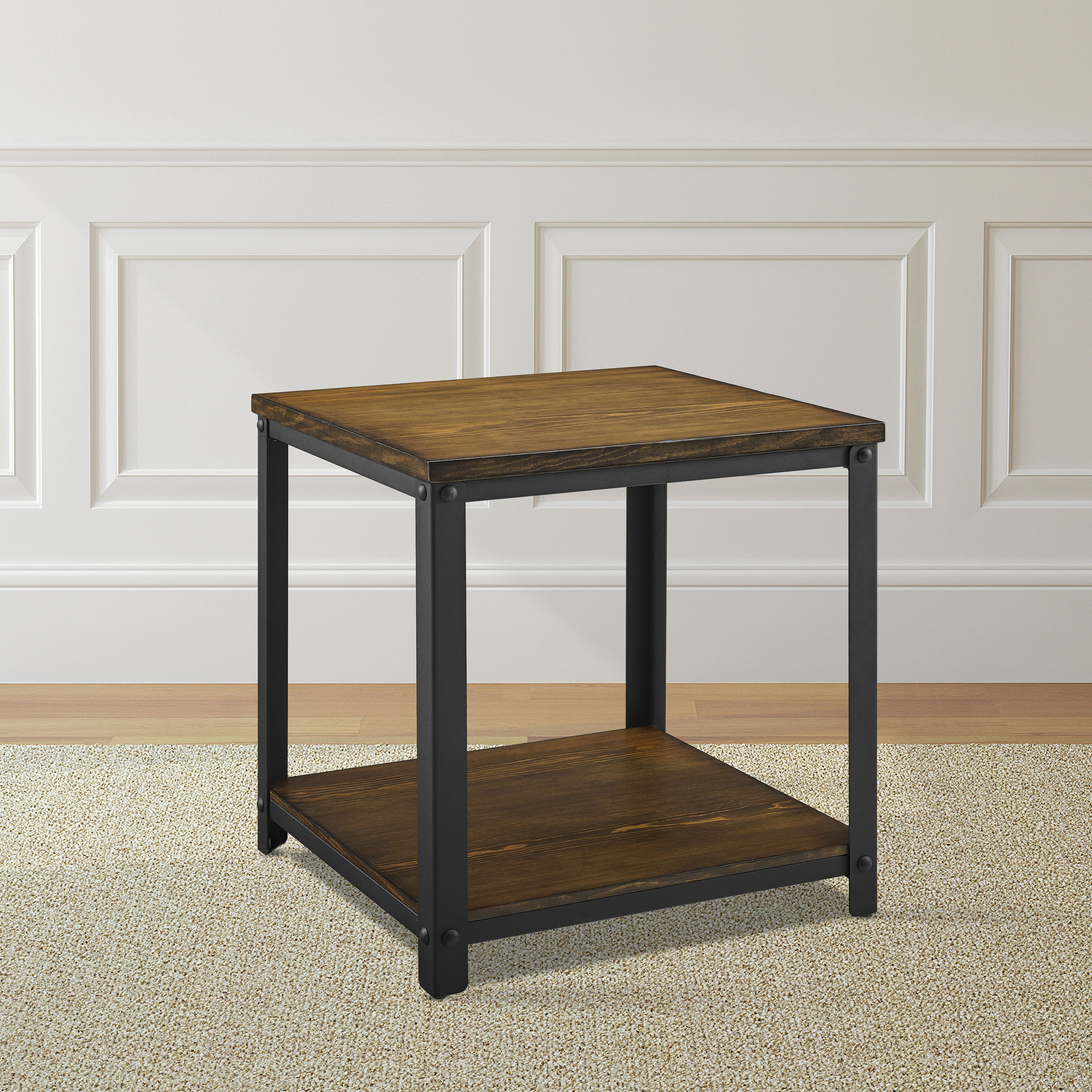 Logan End Table - Industrial - Side Tables And End Tables - by Steve ...