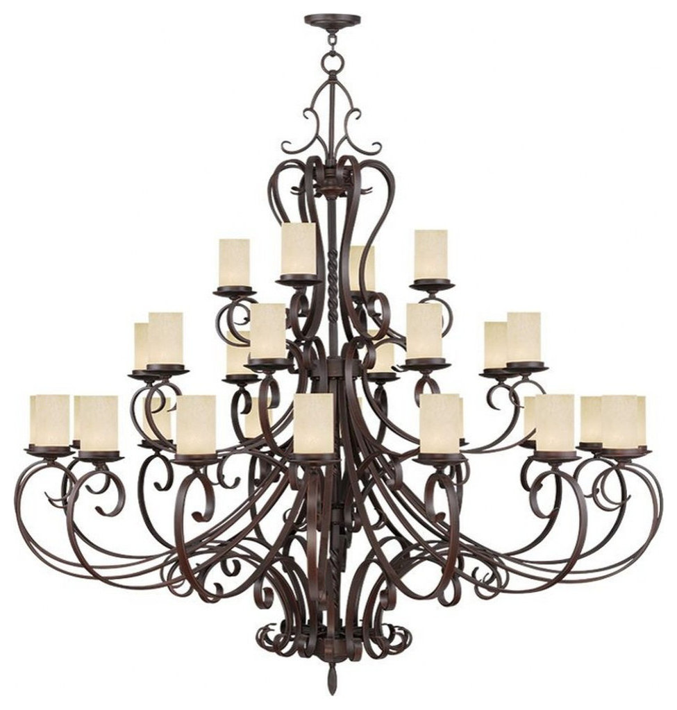 Farnhill Close28 Light Chandelier, French Country Style63"Wx64 ...