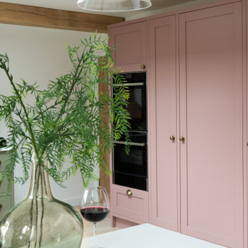 75 Kitchen with Pink Cabinets Ideas You'll Love - April, 2022 | Houzz