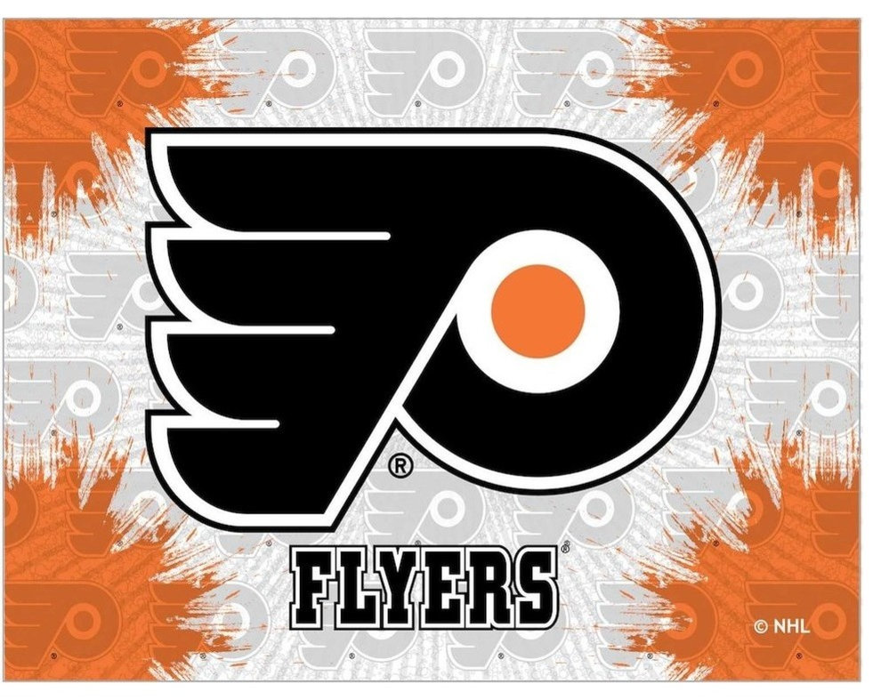 Philadelphia Flyers Logo Canvas, 32"x24" - Contemporary - Prints And ...