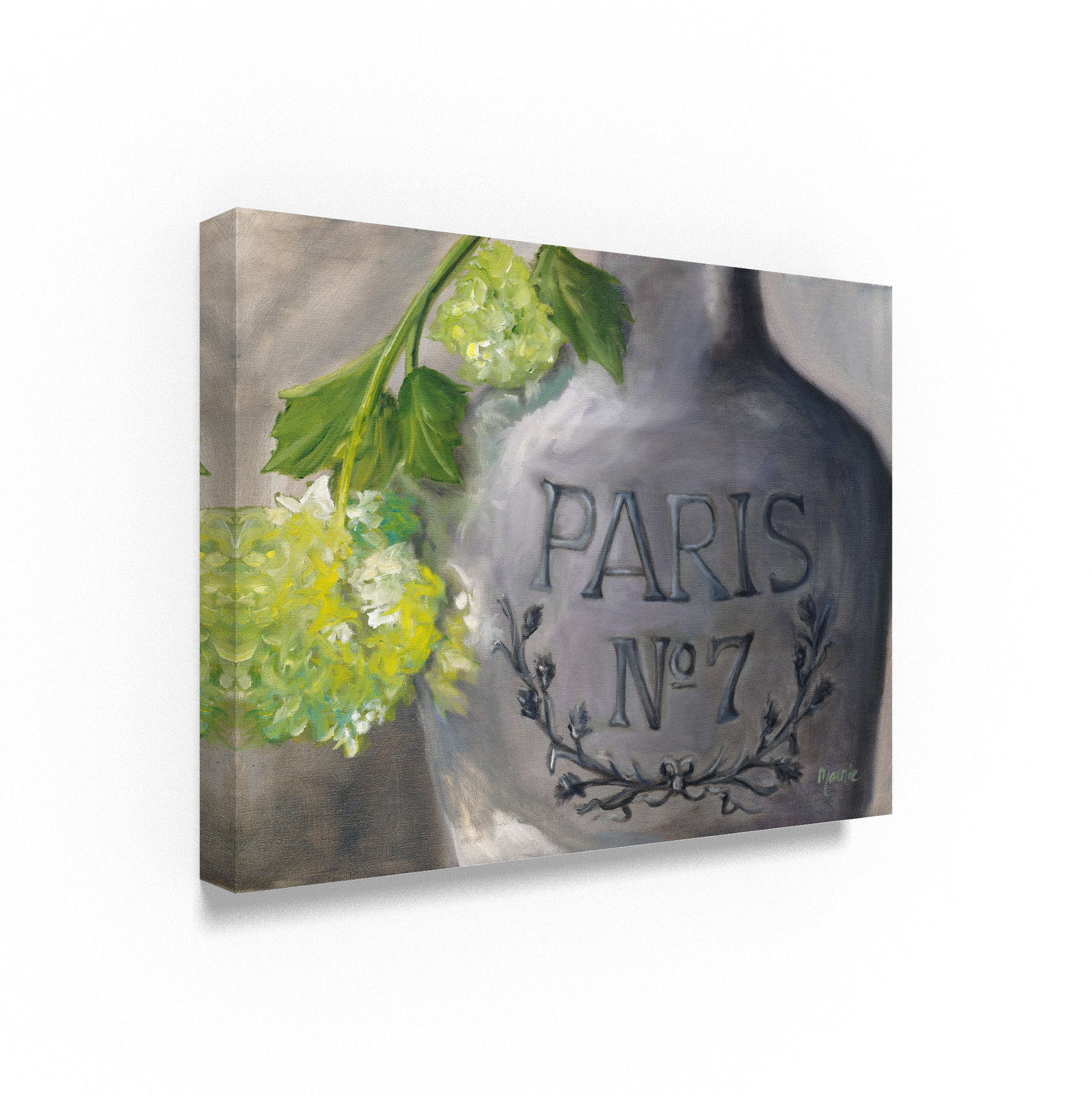 Vase Paris By Marnie Bourque Canvas Art 47x35 Contemporary Prints And Posters By