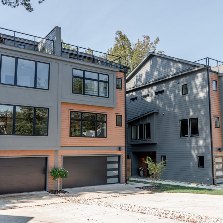 75 Modern Duplex Exterior Ideas You'll Love - December, 2025 | Houzz