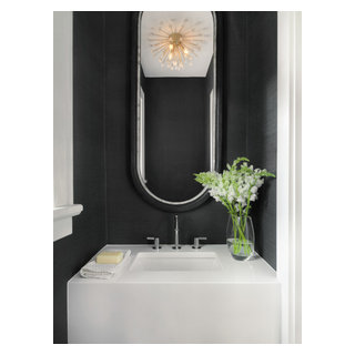 Project Modern Chic - Modern - Powder Room - St Louis - by Chelsea ...