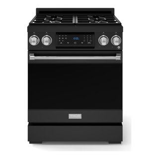 Professional Gas Range, Touch Control, 30" - Contemporary - Gas Ranges ...