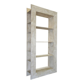 CFC Furniture - Reclaimed Lumber Marco Bookcase - ZZZ-OW187 - Farmhouse ...