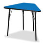 Berries Tall Trapezoid Desk, Blue/Black/All Black - Contemporary ...