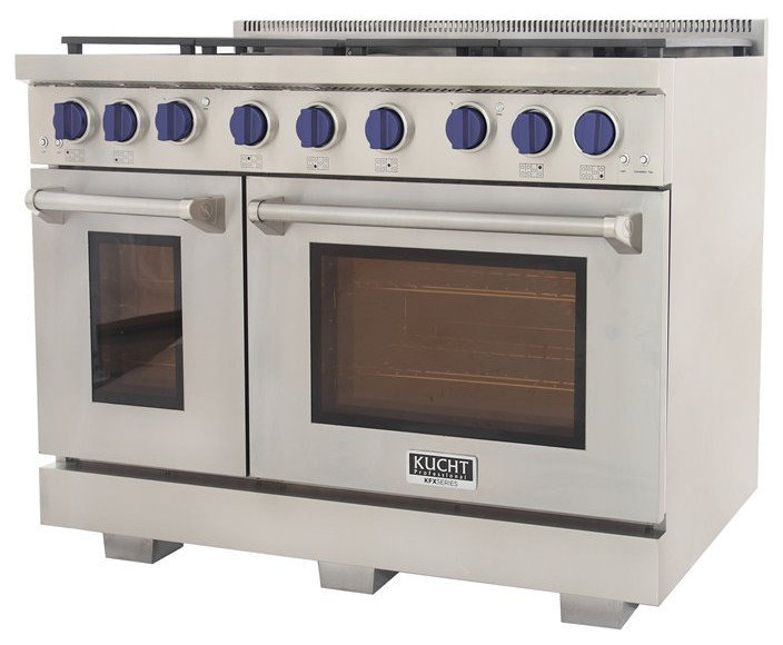 Kucht Professional 48" Stainless Steel Natural Gas Range with in Silver ...